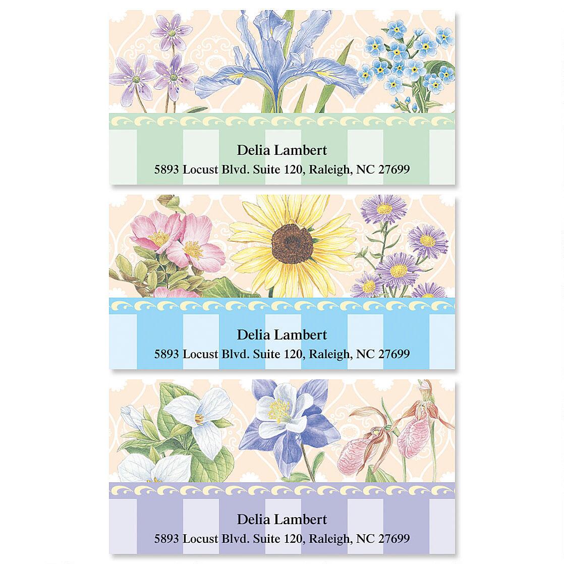 Tapestry Deluxe Return Address Labels | Colorful Images