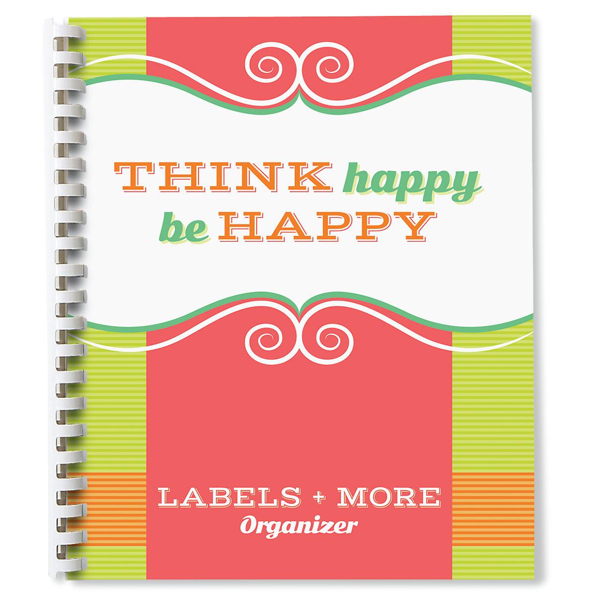 Think Happy Label Organizer | Colorful Images