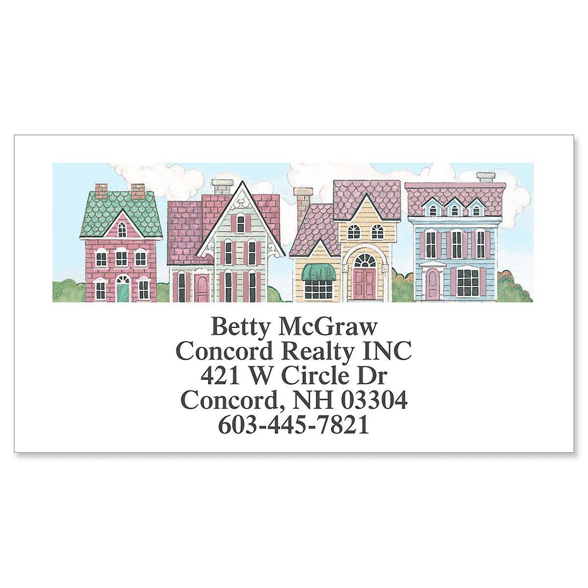 Victorian Homes Designer Calling Cards | Colorful Images