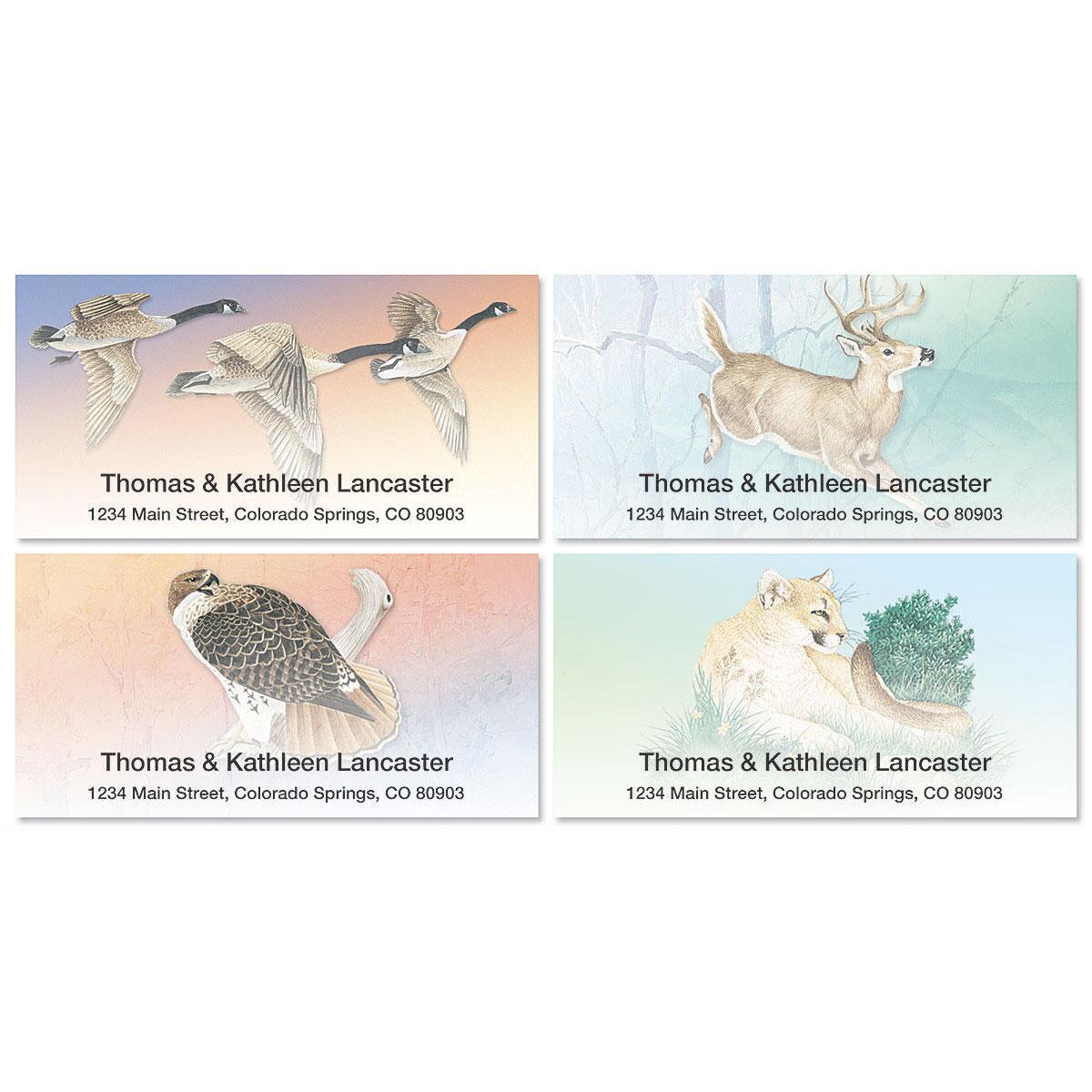 Wildlife Deluxe Return Address Labels | Colorful Images