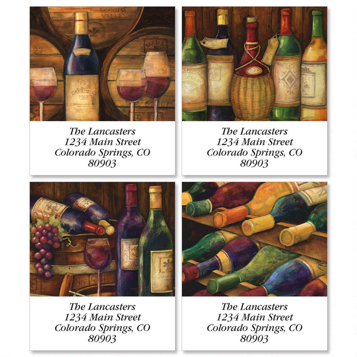 Wine Cellar Select Return Address Labels | Colorful Images
