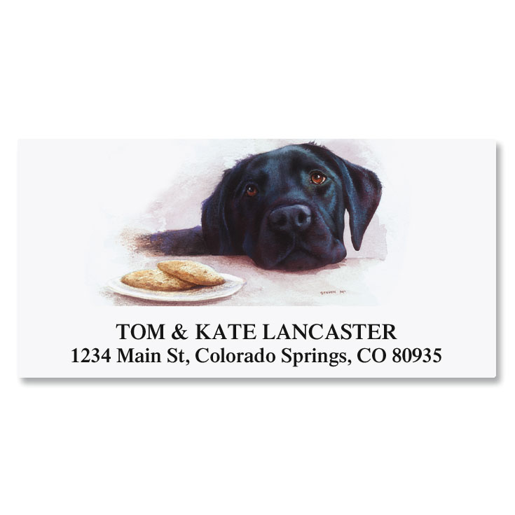 Dog Breed Deluxe Return Address Labels (8 Designs) | Colorful Images