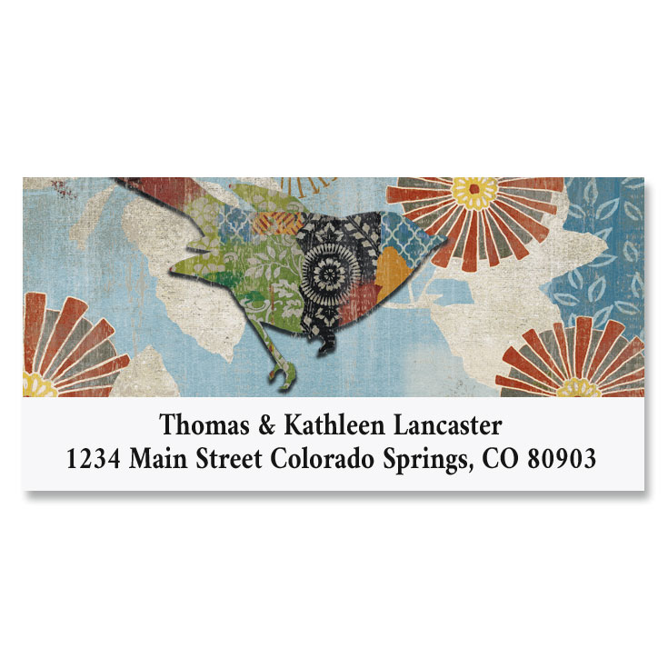 Brilliant Birds Deluxe Return Address Labels (6 Designs) | Colorful Images