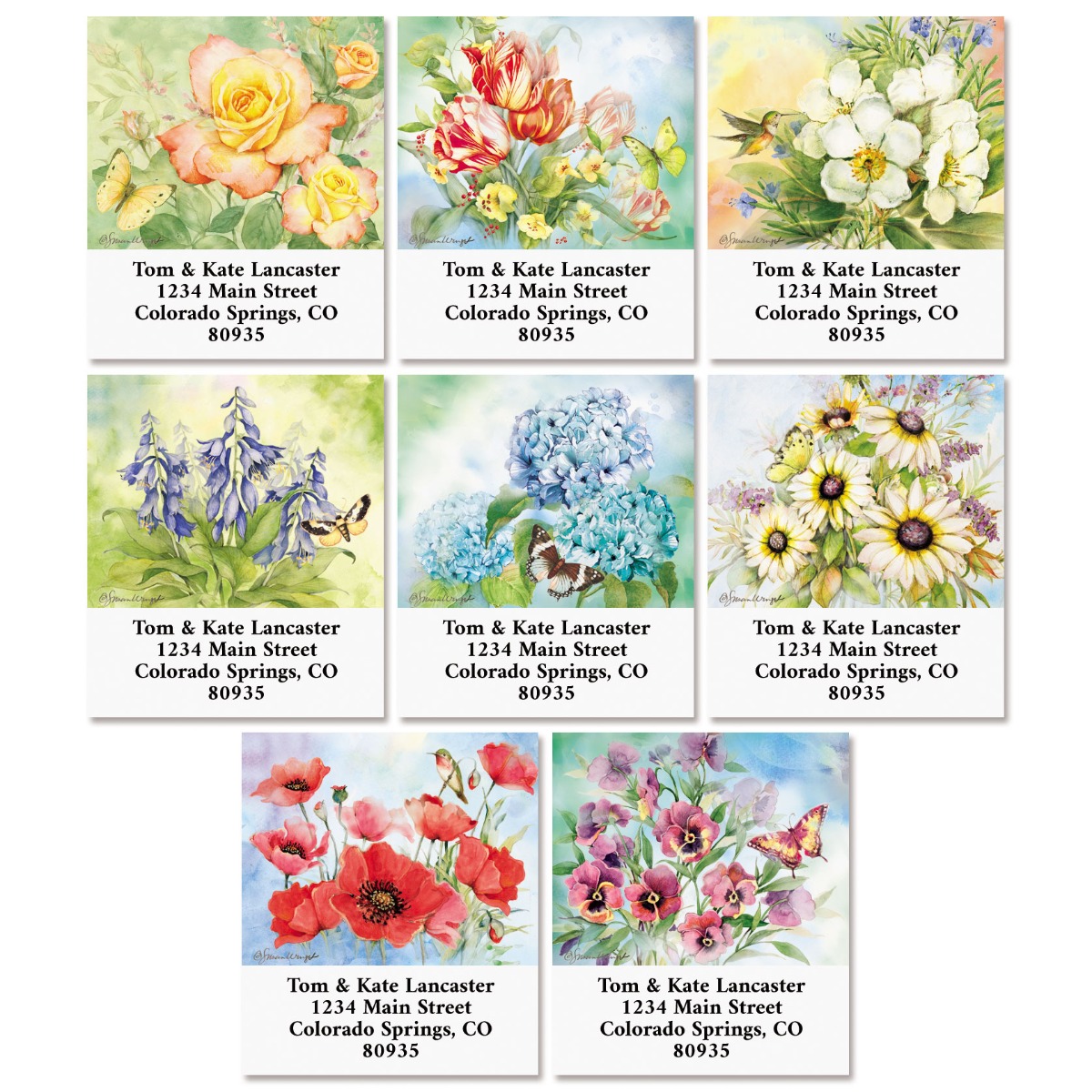 Nature’s Grace Select Return Address Labels (8 Designs) | Colorful Images