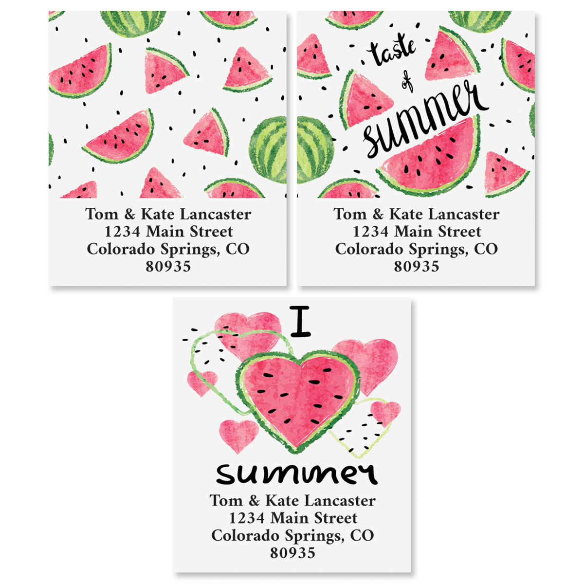 Summer Watermelon Select Return Address Labels | Colorful Images