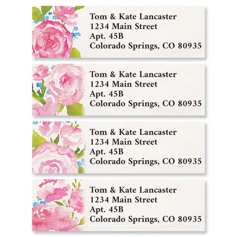 English Manor Classic Return Address Labels (4 Designs) | Colorful Images