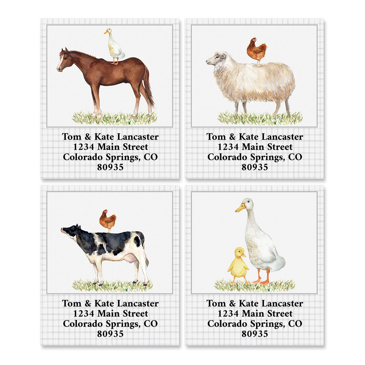 The Farm Select Return Address Labels (6 Designs) | Colorful Images