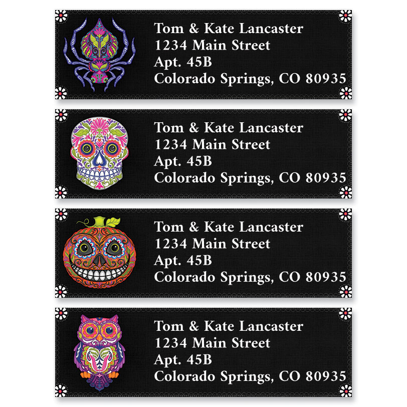 Scary Brights Classic Return Address Labels | Colorful Images