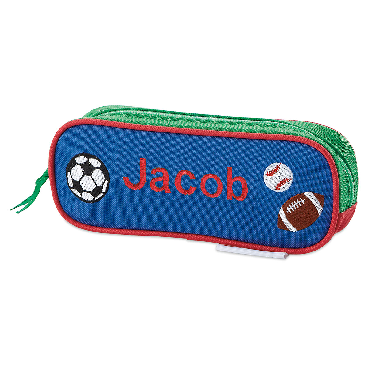 Personalized Embroidered Sports Pencil Case | Colorful Images