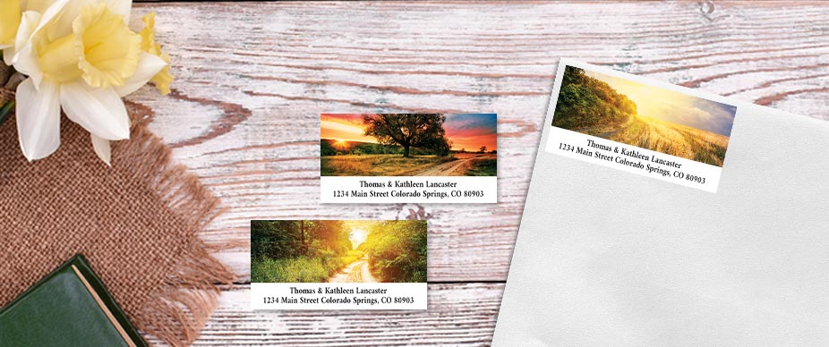 Nature Address Labels & Scenic Address Labels | Colorful Images