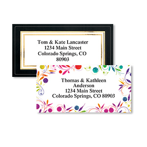 Beautiful Address Labels By Design | Colorful Images