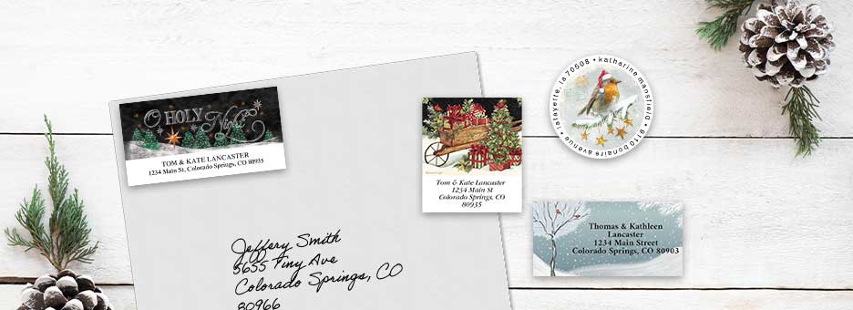 Beautiful Address Labels By Design | Colorful Images